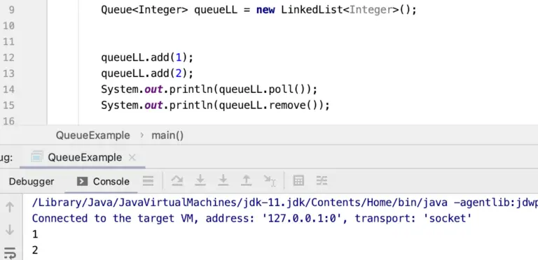 The Queue in Java - Programmathically